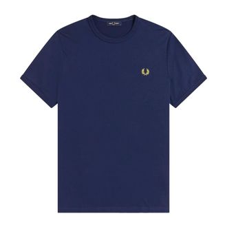 Fred Perry Homme, Tops, Bleu, Taille: L T-Chemises