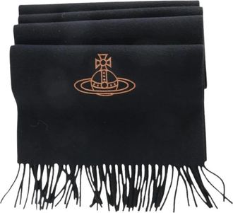 Vivienne Westwood Bestickter Orb Langschal - - Accessories - Damen - Schwarzk - ONE SIZE