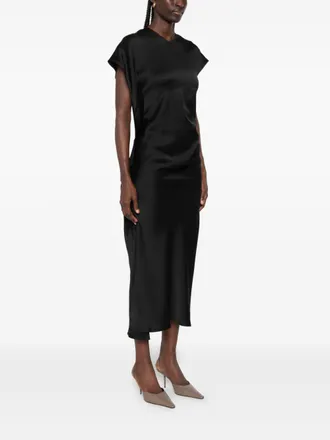 Victoria Beckham Womens Dress Victoria Black Viscose