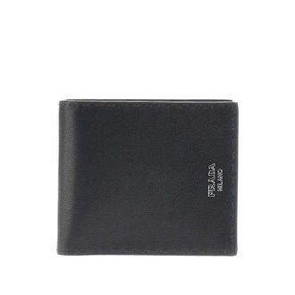 Prada Antique nappa leather bi-fold wallet Man One Size