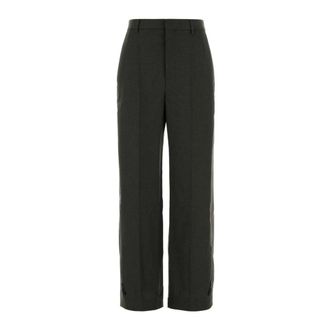 Jean Paul Gaultier Femme, Pantalons, Gris, Taille: 38 FR Pantalon en m&eacute;lange de laine