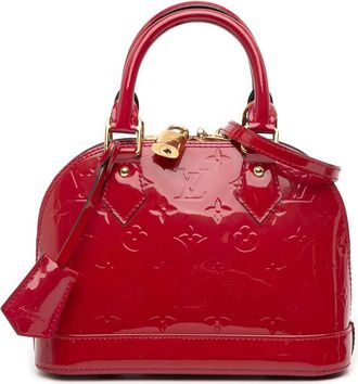 Louis Vuitton Hobo Bags - Monogram Vernis Alma BB - Gr. unisize - in Rot - für Damen