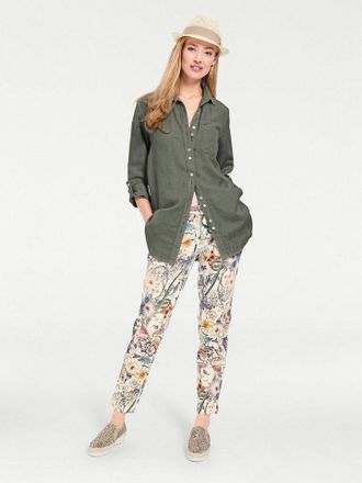 Heine Klassische Bluse Longbluse Langarm