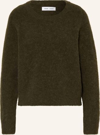 Sams&oslash;e & Sams&oslash;e Sams&oslash;e Sams&oslash;e Pullover Nor O-N Short Mit Alpaka gruen