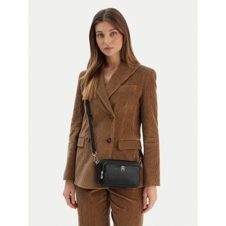 Tommy Hilfiger Handtasche Tommy Hilfiger Th Icon Camera Bag AW0AW18120 Schwarz