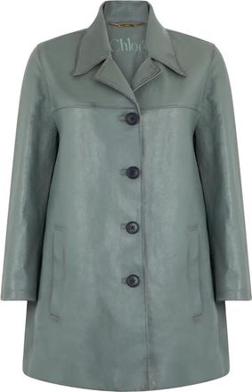 Chlo&eacute; Femme, Manteaux, Bleu, Taille: 36 FR Manteaux