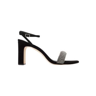 Loeffler Randall Rhinestone Blockabsatz Sandalen - - Shoes - Damen - Schwarzk - 37 EU