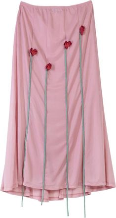 Moschino Femme, Jupes, Rose, Taille: 42 FR Gonna Papaveri