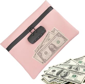 Generic Reise Verriegelbare Tasche, Aufbewahrungstasche Mit Verriegelung, Aufbewahrungstasche Diebstahlsichere Beh&auml;lter Wasserdichte Organizer F&uuml;r Schule Reis