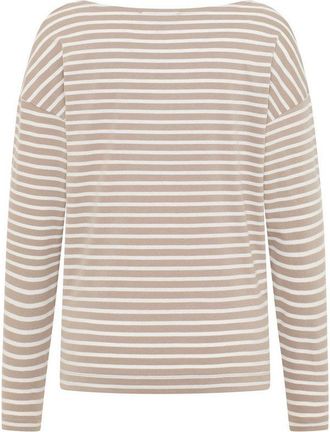 Elbsand Langarmshirt Tooske Bootsausschnitt, locker geschnitten