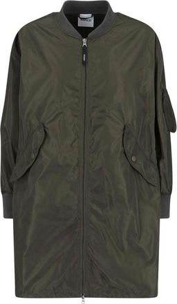 Aspesi Manteau Au Genou - Vert