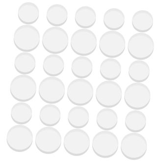 Valiclud 30 St&uuml;ck Teiliges Transparente Glas tischplatten Saugnapf Puffer rutschfeste Bumper Pads aus Weichem Gummi Schutz Luftzirkulierende M&ouml;belspacer f&uuml;r Gl