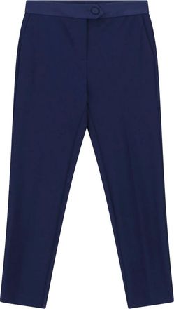 Imperial Femme, Pantalons, Bleu, Taille: 46 FR Pantalone Dritto