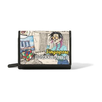 Braccialini Cartoline Singapore Wallet - - Accessories - Damen - Mehrfarbig - ONE SIZE