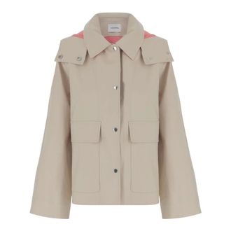 Yves Salomon Damen, Jacken, Beige, MGr&ouml;&szlig;e