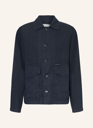 Closed Closed Leinen-Overjacket blau