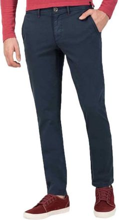 Timezone Herren Chino Hose Spencer TZ (W29, Washed Navy)