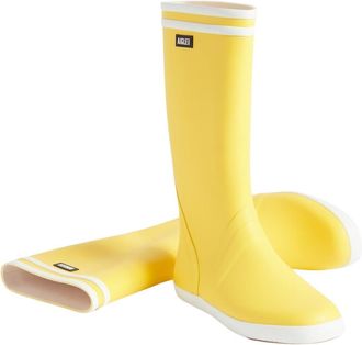 Aigle Mens Goeland Wellington Boots, Yellow White 2, 42 EU