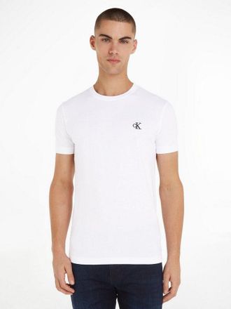 Calvin Klein Jeans T-Shirt CK ESSENTIAL SLIM TEE mit Logo-Stickerei