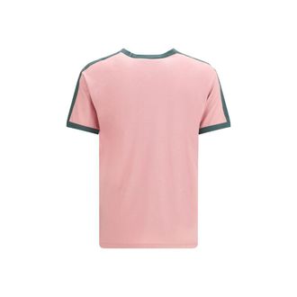 Valentino Garavani Logo-Embroidered Cotton T-Shirt - Pink