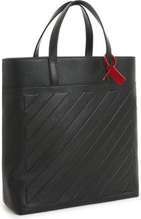 Off-white Sac cabas Binder en cuir