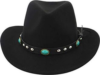 Generic Minimal Wardrobe Summer Winter Woven Men Classic Hat Cattleman Womens Cowboy Hat Outdoor Baseball Caps Umpire Glasses, Noir, Taille unique