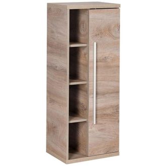 Fackelmann Midischrank stanford / Badschrank mit ged&auml;mpften Scharnieren / Ma&szlig;e (b x h x t): ca. 42 x 106 x 32 cm / hochwertiger Schrank / Anschlag