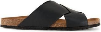 Saison 1865 Sandales plates en cuir