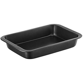 Ambition Backform rechteckig 39 x 29 cm Lakritze Backblech Kohlenstoffstahl mit Antihaftbeschichtung