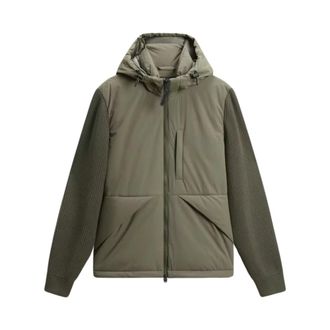 Woolrich Veste hybride Matt Stretch - Homme - Vestes - Vert - Taille: XL