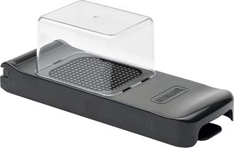 Alligator 3079 - Multifunktionsschneider Mit Auffangbox - Gemüse- und Zwiebelschneider - 6x6 mm-Klinge - BPA-frei - Schwarz. Alligator INALLI8801 Inoxidable - S