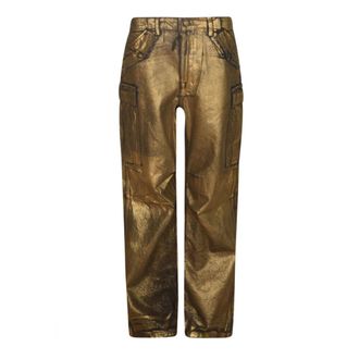 R13 Straight Hosen - - Trousers - Damen - Gelb - W26