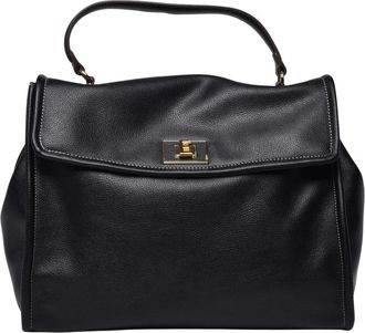 Ermanno Scervino Femme, Sacs, Noir, Taille: ONE Size Flap Treasure Handbag