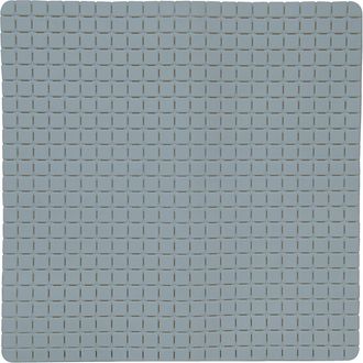 MSV Premium Duschmatte Badematte antibakteriell rutschfest mit Saugnäpfen - Grau - ca. 54 x 54 cm - duftet nach Rosen - waschbar bei 60° Grad