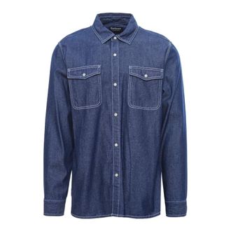 Barbour Homme, Chemises, Bleu, Taille: M Terence Denim Shirt