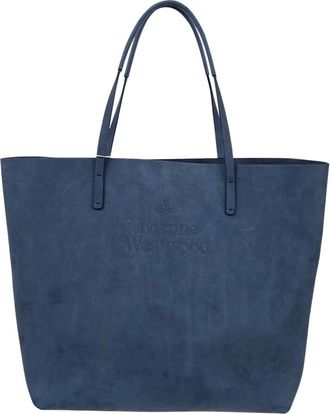 Vivienne Westwood Femme, Sacs, Bleu, Taille: ONE Size Studio Shopper