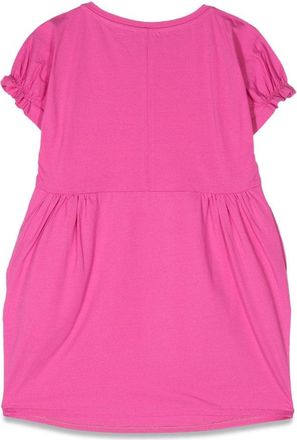 Emporio Armani Short-Sleeved Stretch-Cotton Dress - Pink
