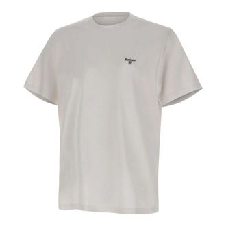 Barbour Homme, Tops, Blanc, Taille: 2XL T-shirt Sport Essentiel