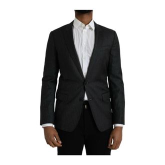 Dolce & Gabbana Martini Blazer - - Jackets - Herren - Schwarzk - S