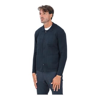 Selected Blauer Cardigan f&uuml;r M&auml;nner - - Knitwear - Herren - Blau - S