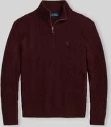 Polo Ralph Lauren Regular Fit Troyer aus Woll-Kaschmir-Mix