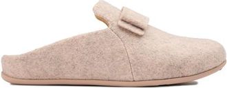 FitFlop Womens Shuv Cushy Felt Clog Slippers, beige, 43 EU