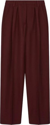 Marella Femme, Pantalons, Rouge, Taille: 36 FR Pantalon Tailleur