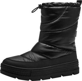 Tamaris Damen Boots Vegan Winter gef&uuml;ttert; BLACK/schwarz; 41 EU
