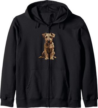 Whyitsme Design Abbildung eines Irish Terrier-Hundes Kapuzenjacke