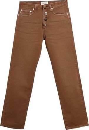 Vicolo Damen, Jeans, Braun, XSGr&ouml;&szlig;e
