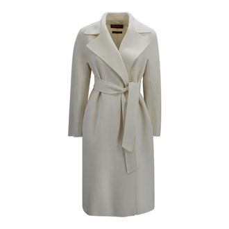 Max Mara Femme, Manteaux, Blanc, Taille: 36 FR Cles Coat