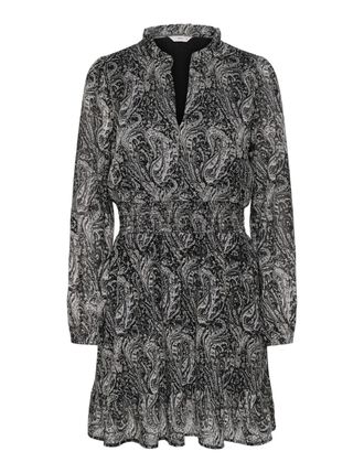 Only Onlcaroline L/S Short Dress WVN Noos