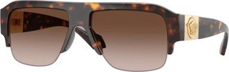 Versace Lunettes de soleil Aviator - Homme - Accessoires - Brun - Taille: 57 MM