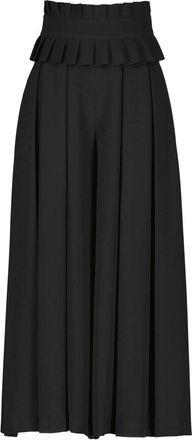 Max Mara Damen Hose mit breiten Plisseefalten